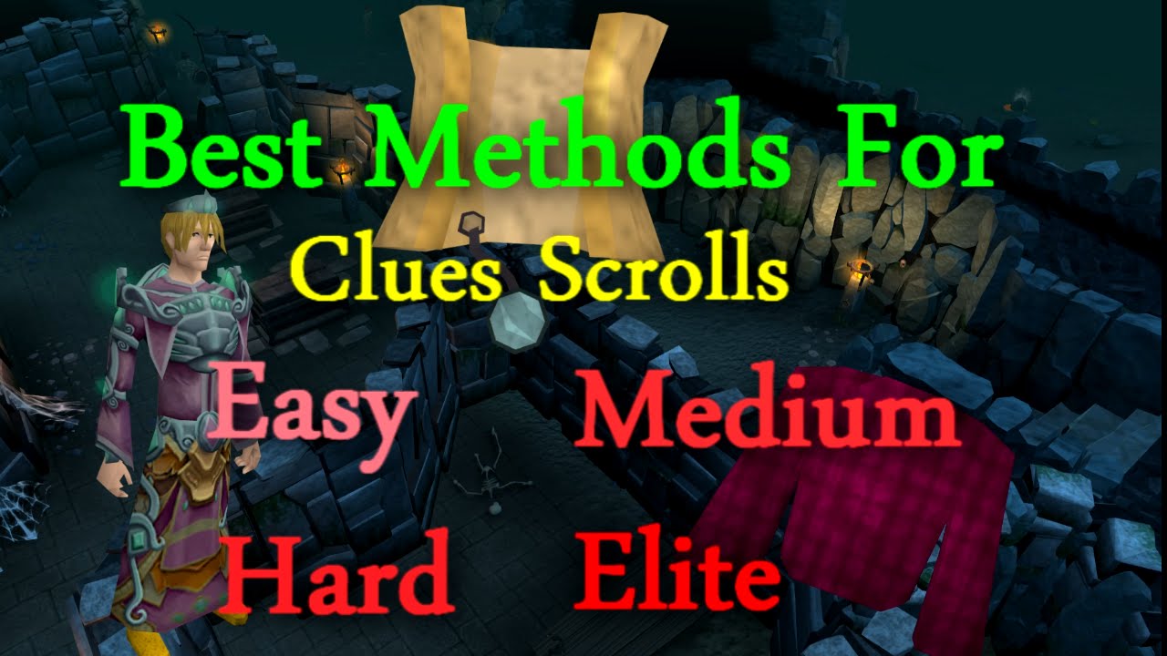 RuneScape 3: Best methods to get all Clue Scrolls - YouTube