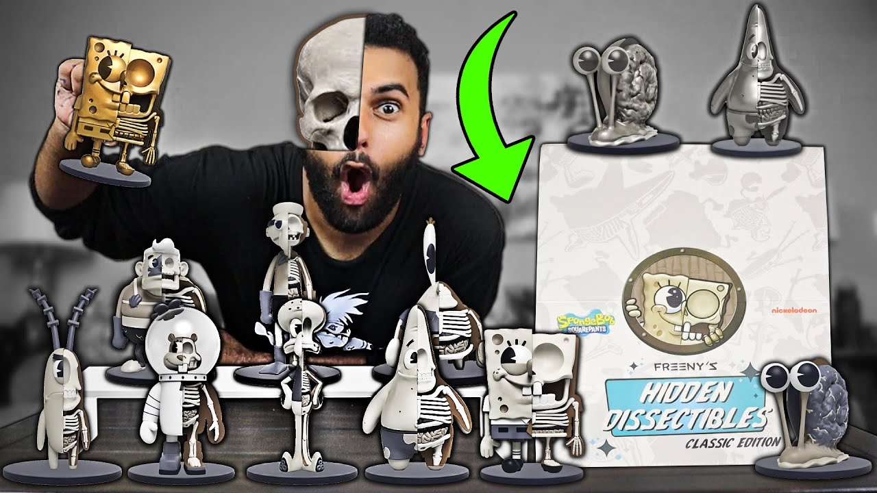 Opening A FULL CASE OF SPONGEBOB SQUAREPANTS CLASSIC Mystery Figures ...