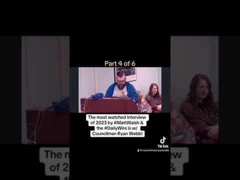 Matt Walsh’s most watched interview of 2023 is with Councilman Ryan ...