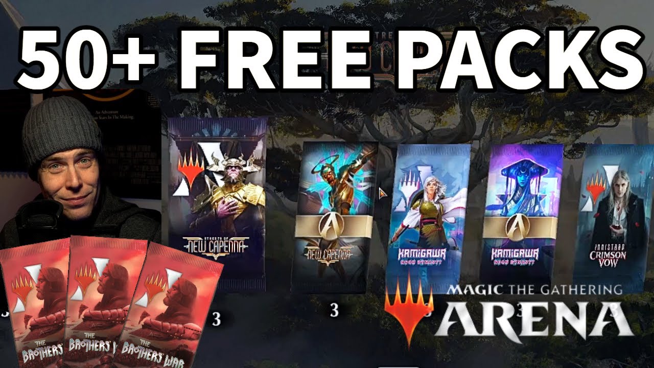 MTG Arena 50+ FREE Packs and Bonus Sleeve Designs | January 2023 - YouTube