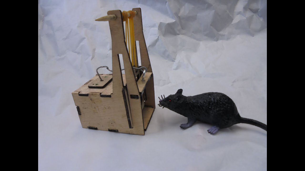 Como hacer una ratonera con mecanismo a gomas planos gratis en PDF y ...