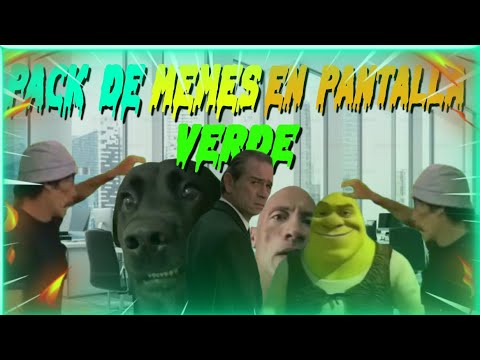 Pack de memes en pantalla verde - YouTube