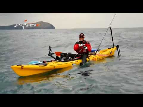 [kayak fishing] jeju south korea - ocean kayak - YouTube
