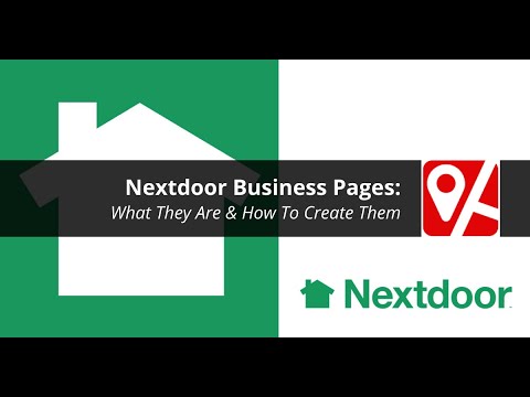 How to Post to Your Nextdoor Business Page - YouTube