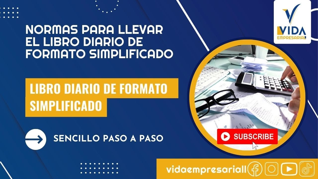 🚀 Obligación de llevar Libro Diario de Formato Simplificado (GRATIS ...