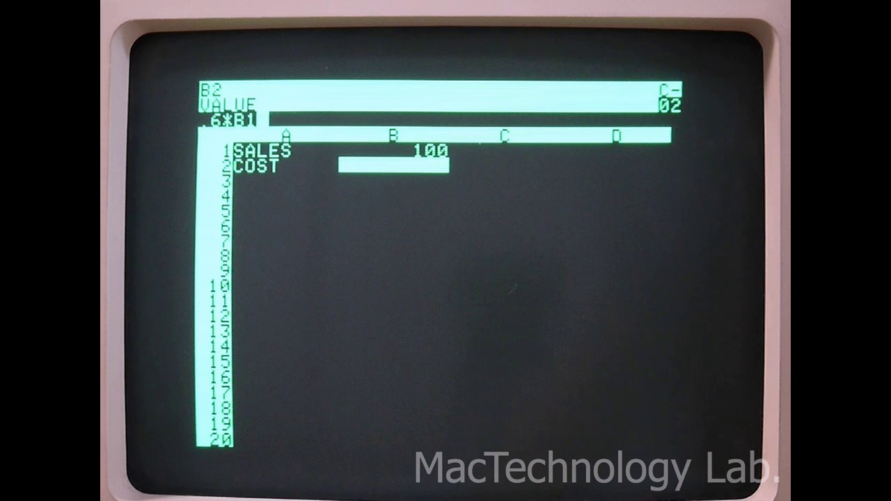 世界初の表計算ソフト VisiCalcをApple II で起動してみた - YouTube