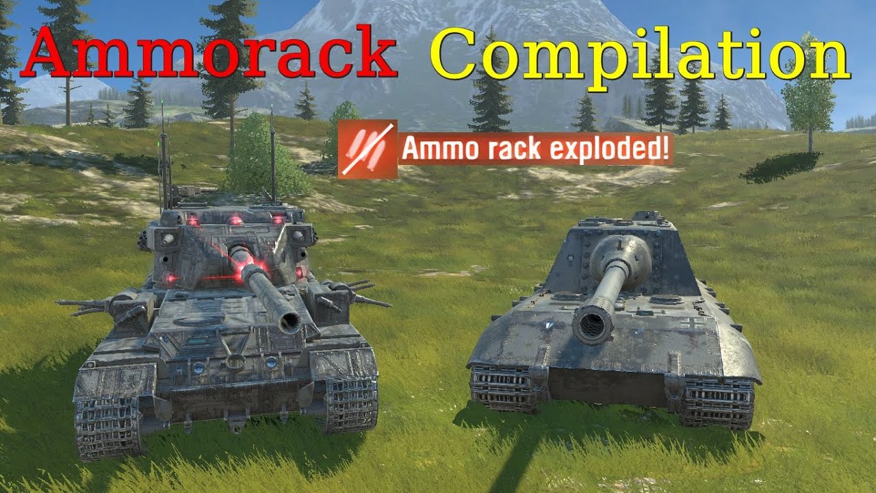 Ammorack Compilation with Different Tanks (Part 2) - WOT B - YouTube