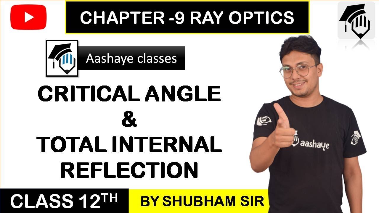 RAY OPTICS | REFRACTION | Critical Angle and Total Internal Reflection ...