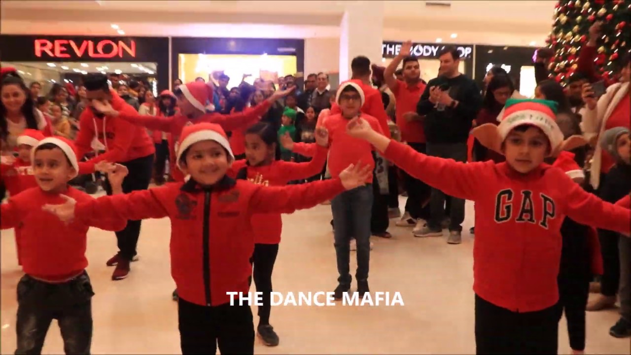 kids Flash mob | Christmas Flash mob | Cute kids Dance | Chandigarh ...