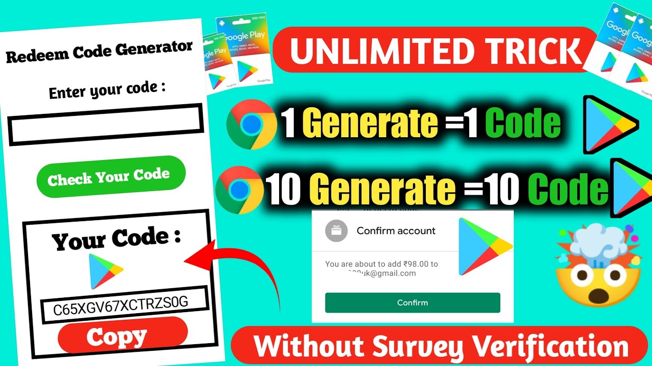 ( Redeem Code ) free redeem code app | google play redeem code | how to ...