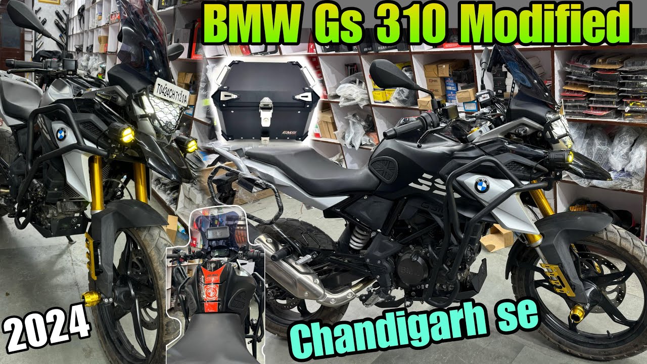 bmw gs 310 modified | bmw gs 310 top box | Chandigarh से अयी | Gs ...
