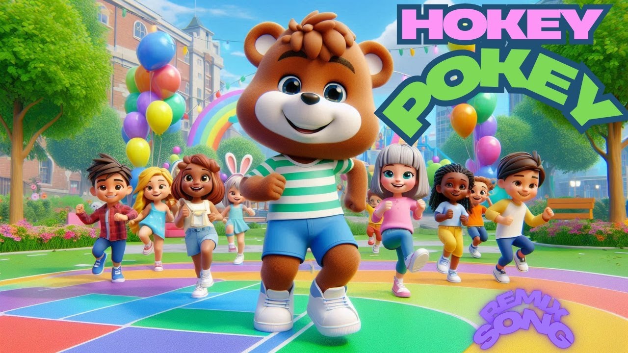 Hokey Pokey | Kids Dance Song | Children's Learning Song - YouTube