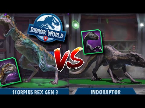 SCORPIUS REX GEN 3 VS INDORAPTOR!!! Which Is Better? Ep. 5 || Jurassic ...