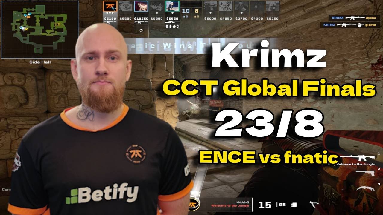 CS2 POV fnatic KRIMZ (23/8) vs ENCE (Ancient) @ CCT Global Finals 2024 ...