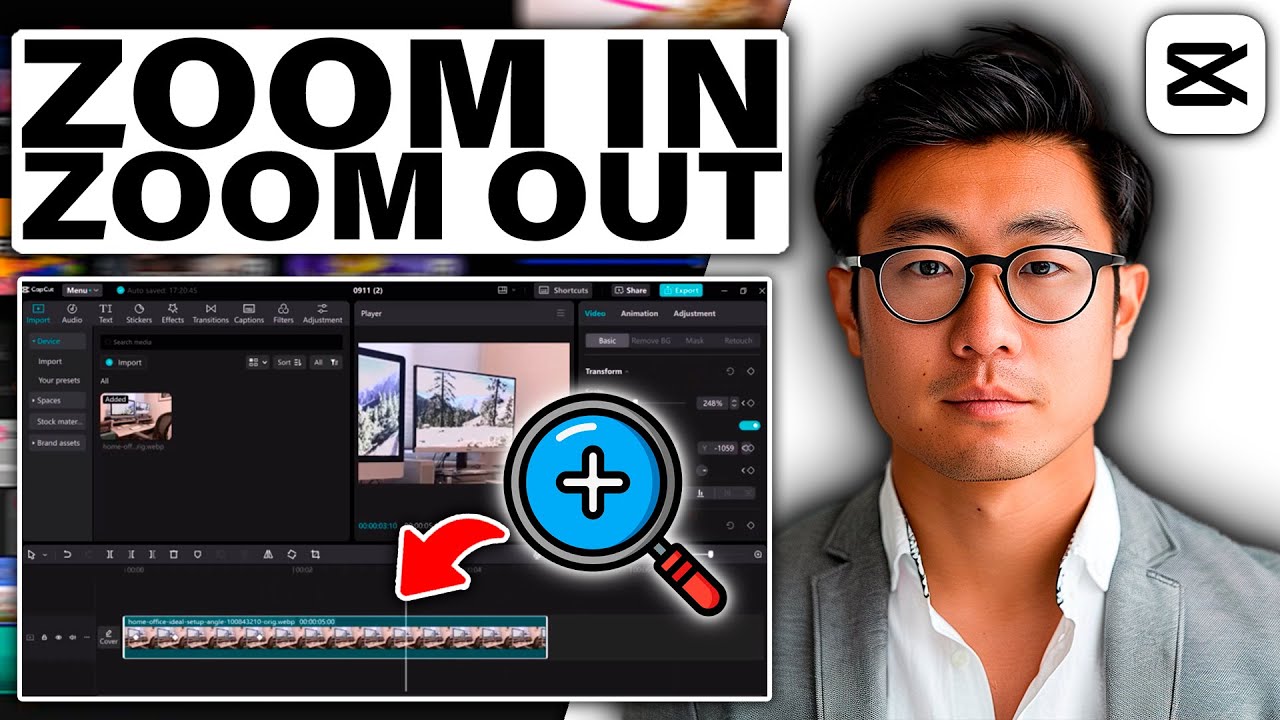 How To Zoom In and Zoom Out In CapCut Pc - Full Guide (Tutorial) - YouTube