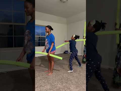 Blindfolded Pool Noodle Battle - Who Got Hit The Hardest?! - YouTube