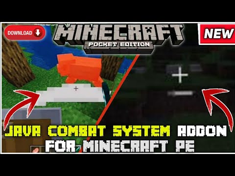 Java Edition Combat System for MCPE | Addon - YouTube