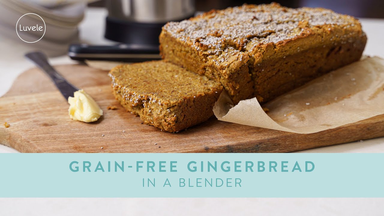 Grain-free Gingerbread Loaf in a Blender - YouTube