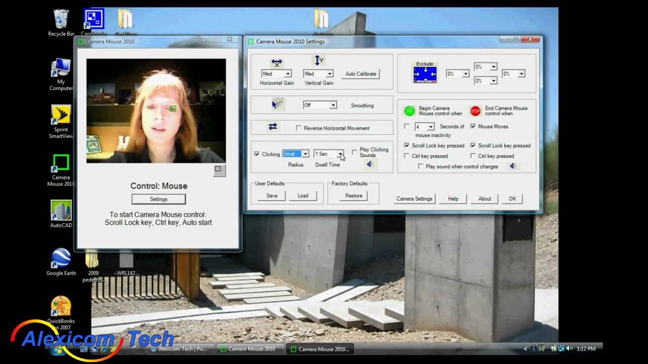 Camera Mouse 2.wmv - YouTube