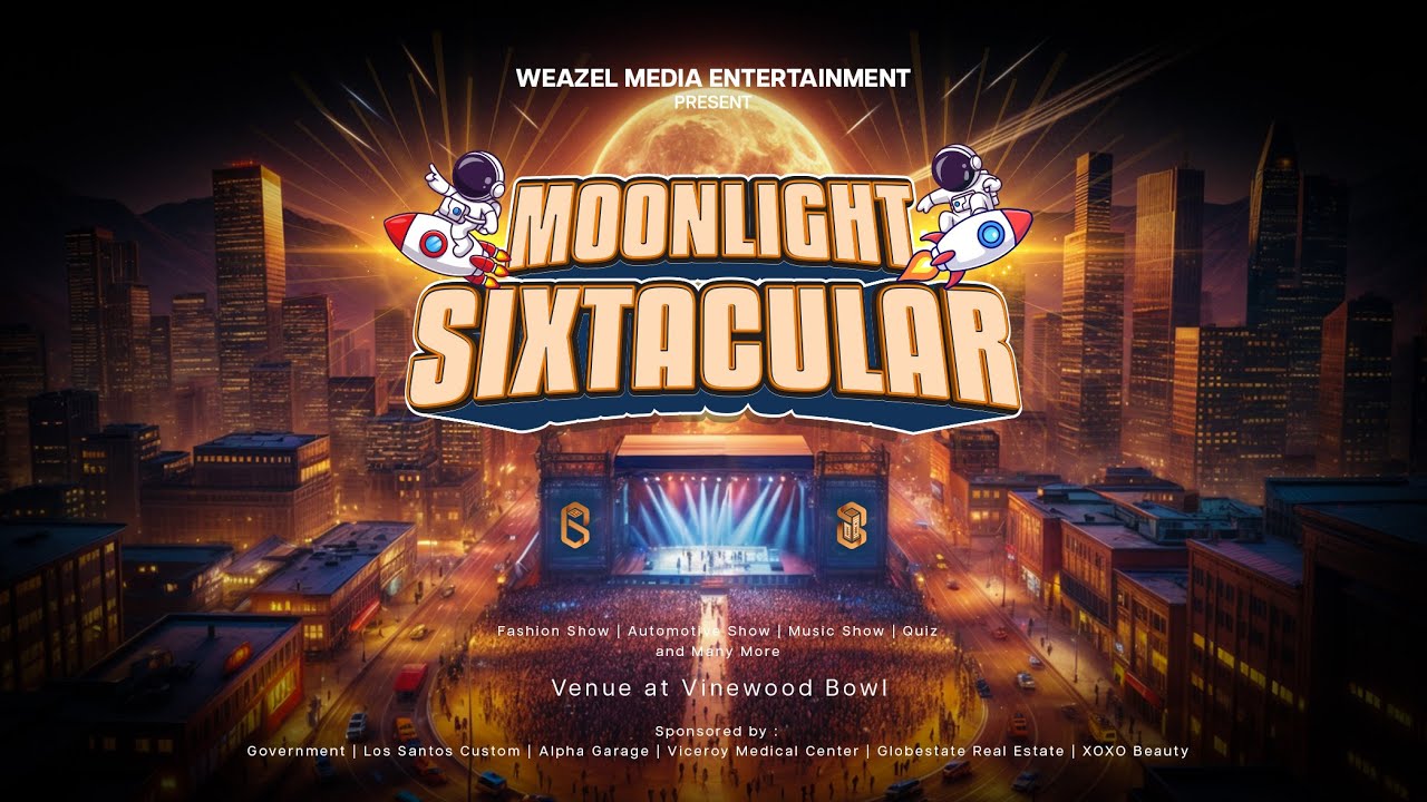 Car Show at MOONLIGHT SIXTACULAR Show The Celebration 6th ANNIVERSARY ...