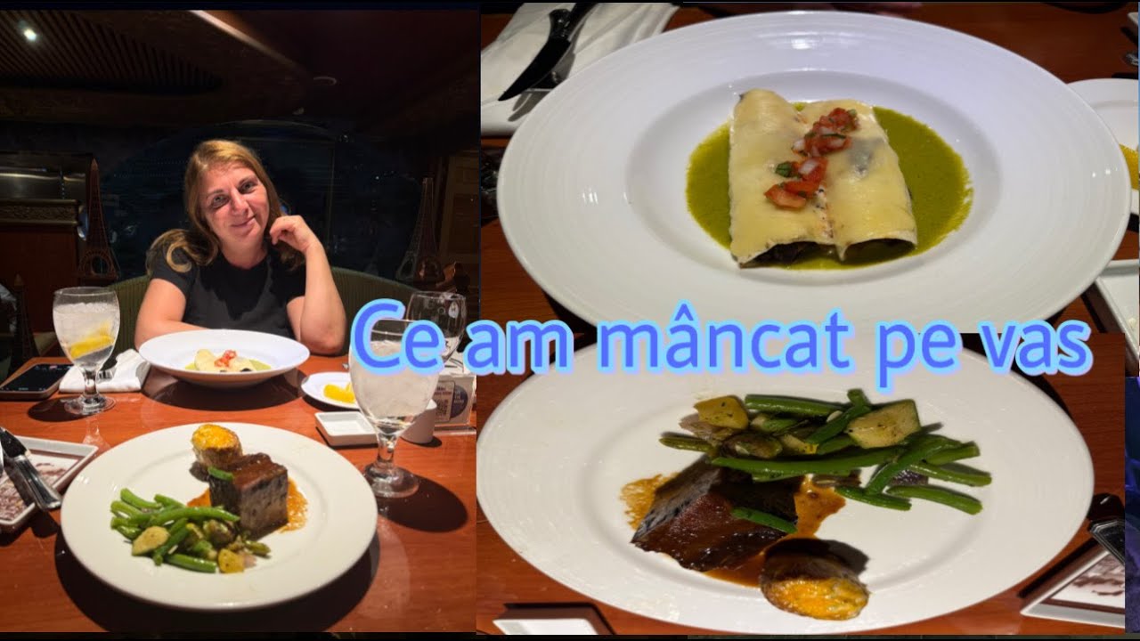 Ce am mâncat in vacanță pe vasul de croaziera - YouTube