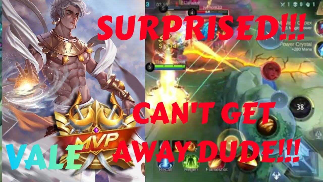Vale Surprised Moscov | One Hit Combo | Mobile Legends |Vale Best Build ...