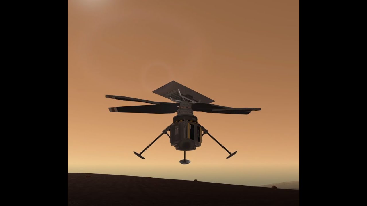 Kerbal Ingenuity! The Duna Helicopter Takes Flight! | Kerbal Space ...