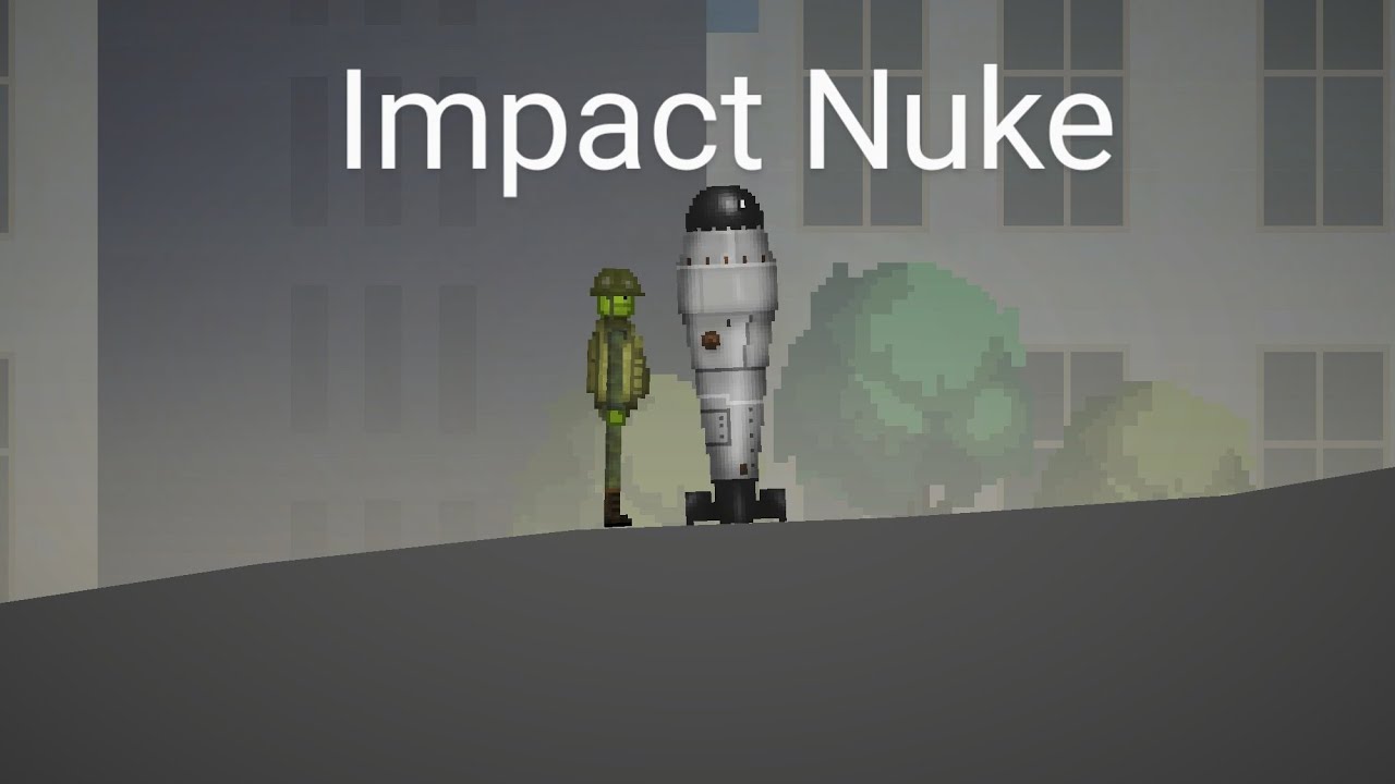 How to make nuke that blows up when dropped in melon playground - YouTube