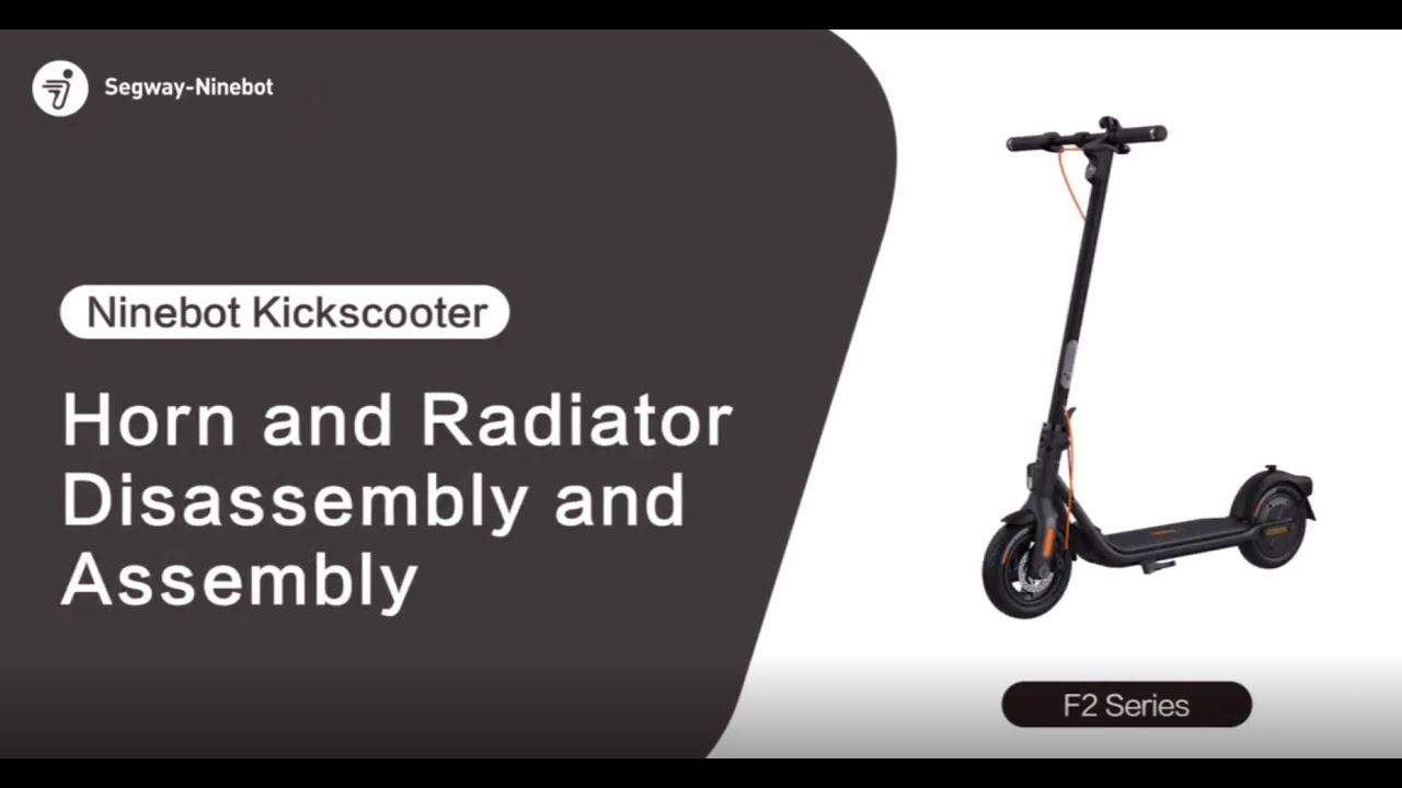 Segway Ninebot F2/F2 Plus Series Radiator & Horn Assembly and ...