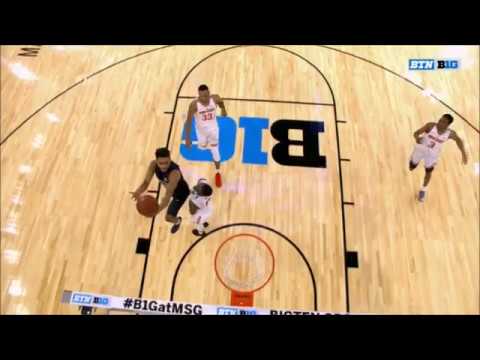 Offensive basket interference called after foul -Teammate grabs the rim ...