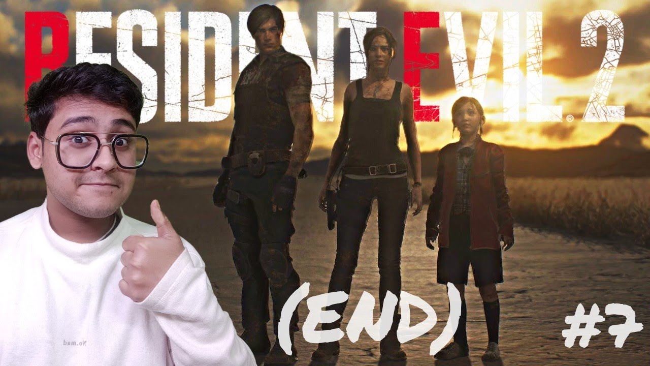 Finally happy ending || (re2 remake claire scenario #7 end) - YouTube