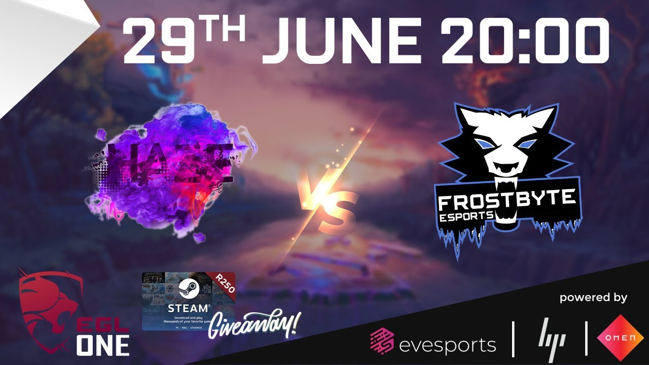 EGL One Dota 2 Season 1 - Haze Gaming vs Frostbyte Esports - YouTube