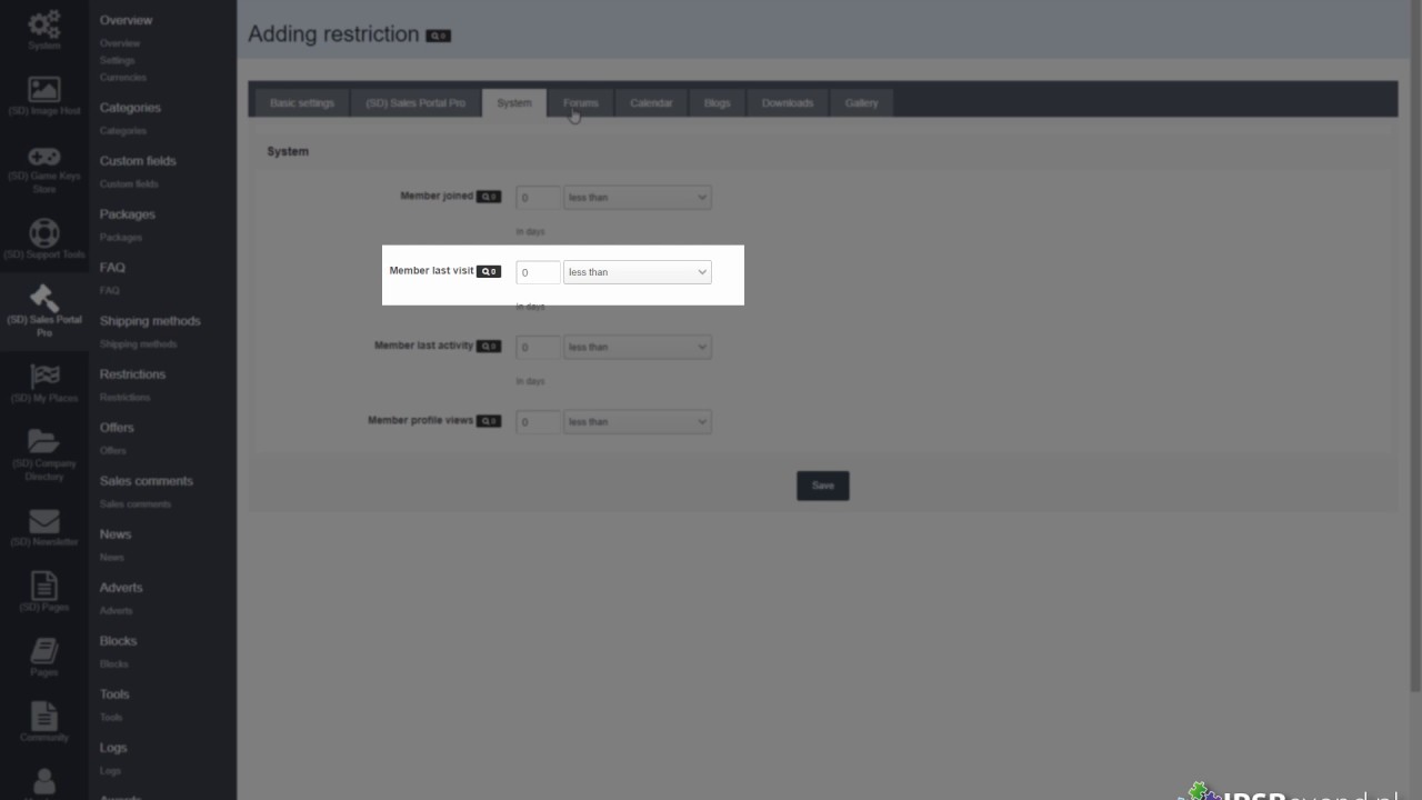 (SD) Sales Portal Pro 2 - Restrykcje - YouTube