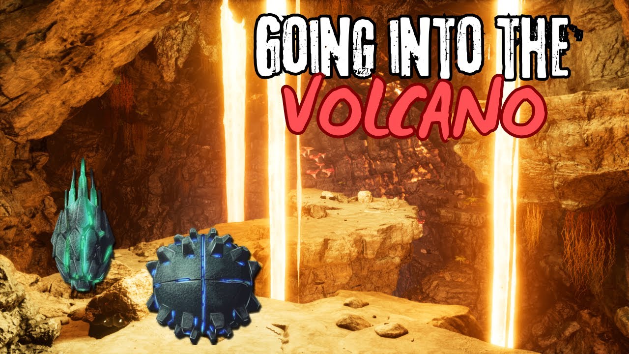 Exploring The Volcano In Ark Ascended! The Center Map - YouTube