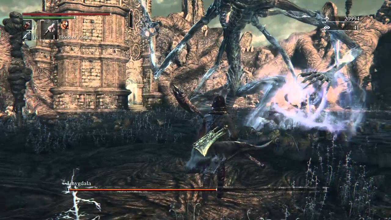 Bloodborne Amygdala Boss Fight - YouTube