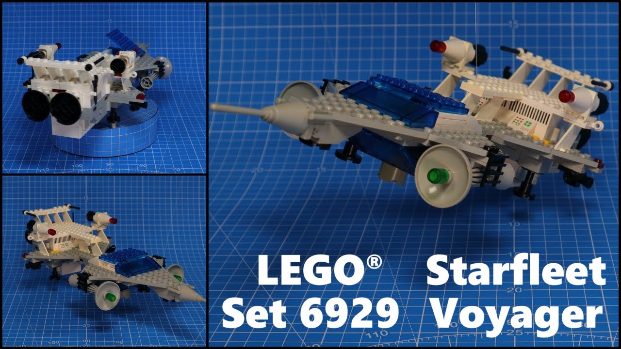 LEGO Set 6929 - Starfleet Voyager [4K] - YouTube