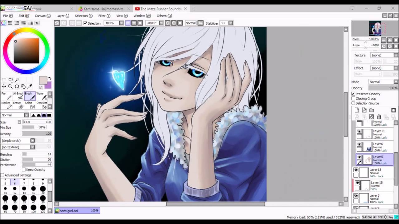 [Speedpaint] Undertale - Sans humanized (Female version) - YouTube