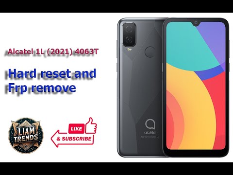 Alcatel 1L (2021) 4063T Android 11 frp remove 2024 - YouTube