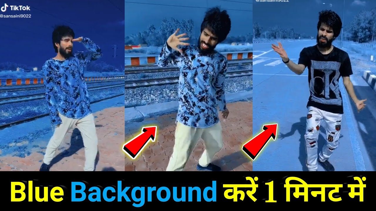 Blue Background वीडियो में कैसे करें | Blue clour changing in video ...