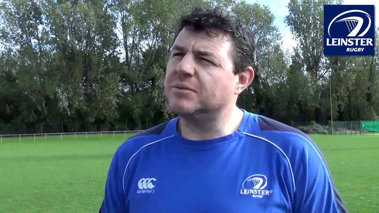 Reggie Corrigan - Leinster Rugby provincial scrum coach - YouTube