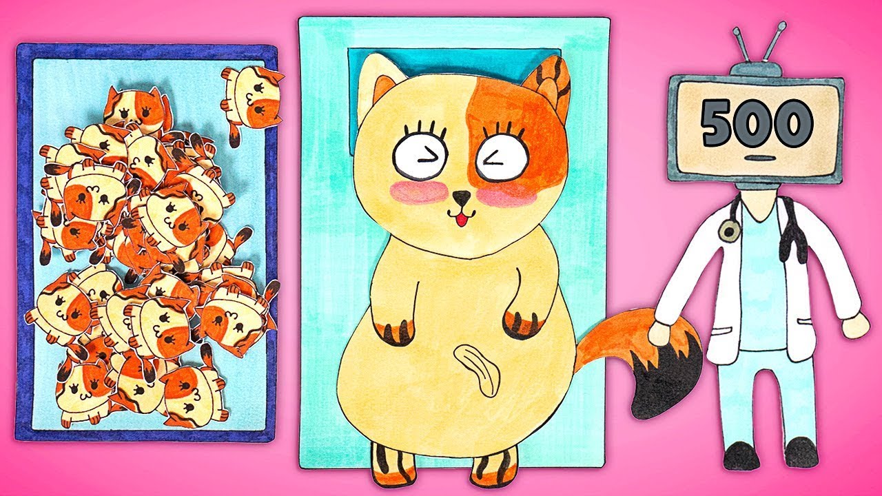Paper Mommy Cat Rescue: 500 Kittens and More Easy Paper Crafts - YouTube