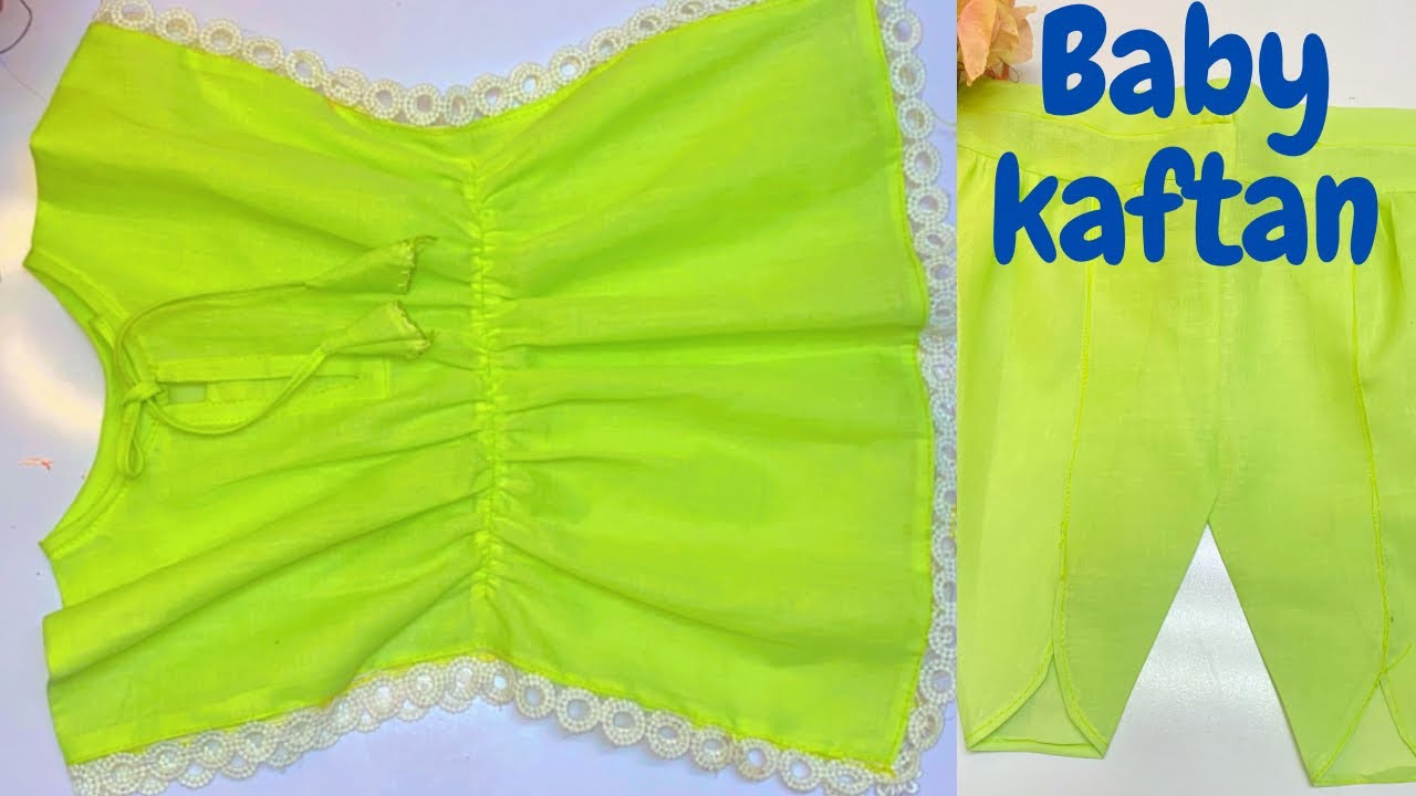 Very Easy and beautiful Baby Kaftan cutting and stitching DIY Beautiful ...