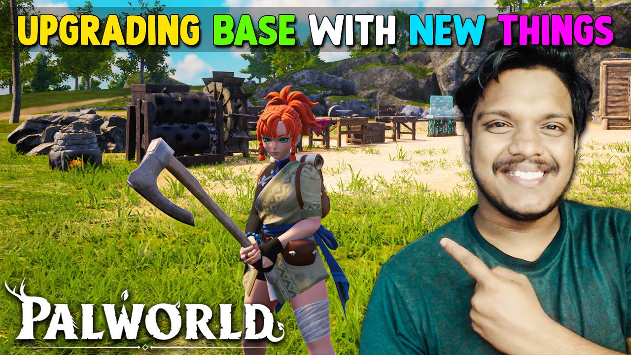 Upgrading My Base With New Things | Palworld #4 - YouTube