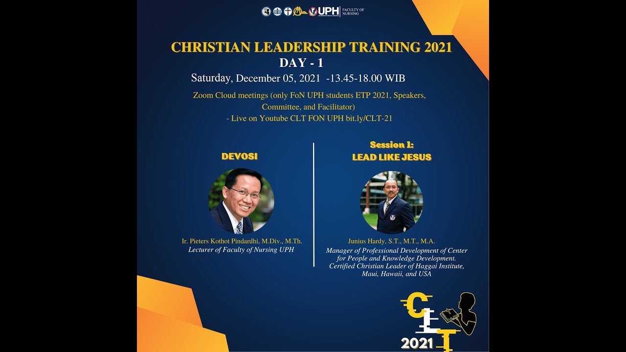 Christian Leadership Training 2021 Day 1 - YouTube