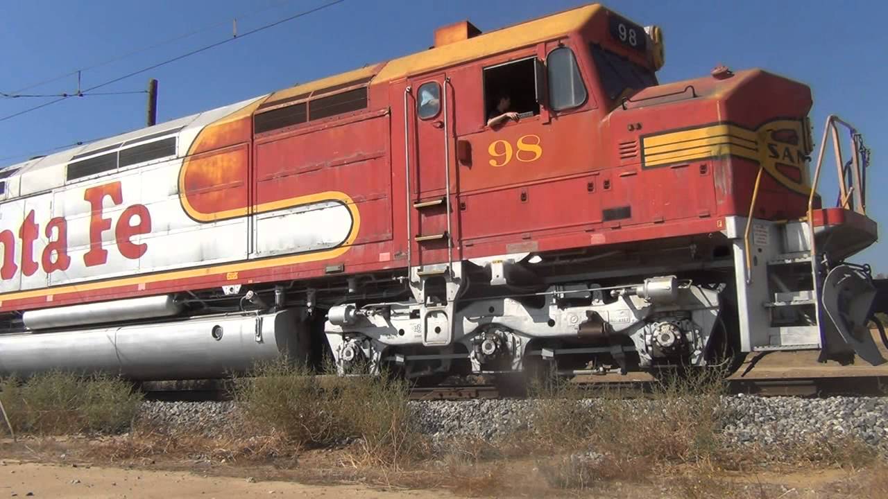 ATSF FP45 #98 Cab Ride and Runbys - October 2012 - YouTube