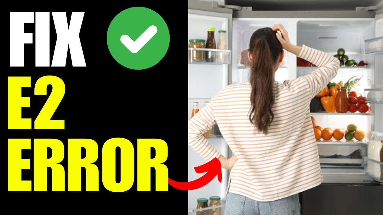 kitchenaid refrigerator e2 error code - YouTube