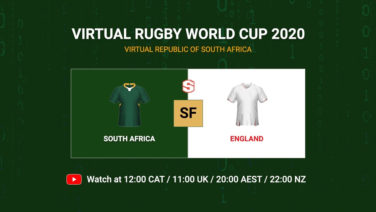 South Africa v England: Virtual Rugby World Cup Semi-Final (Superbru ...
