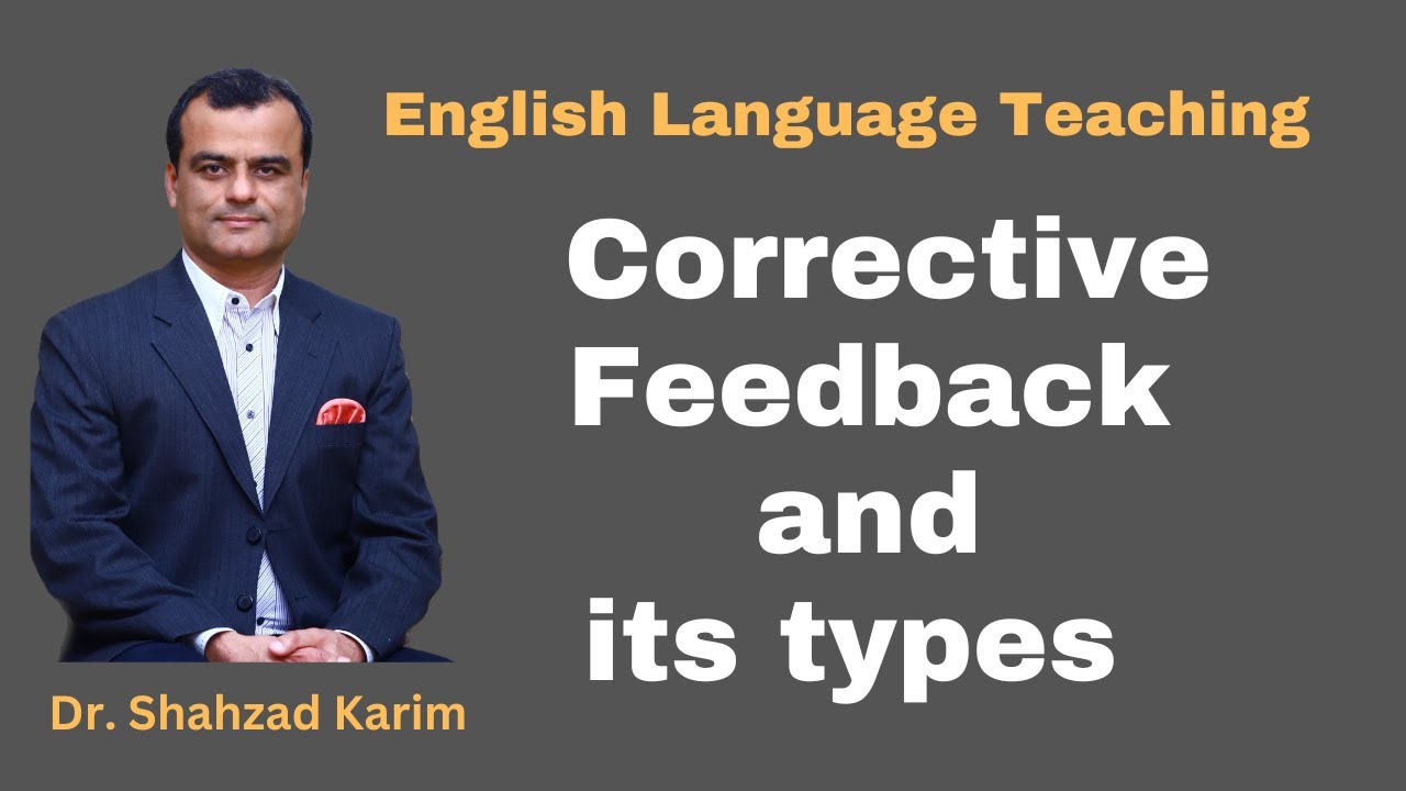Corrective Feedback and its types - YouTube