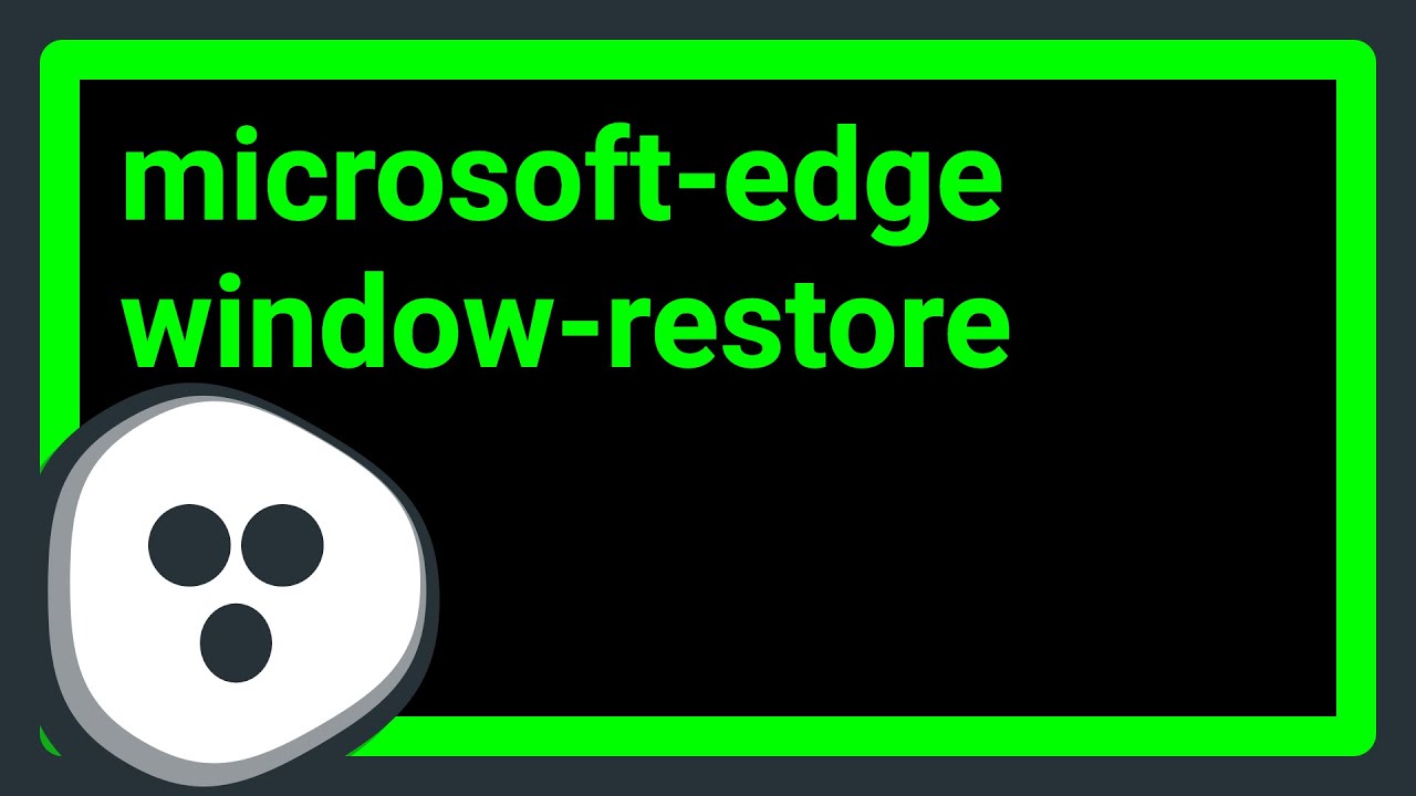 Reopen a closed window with all its tabs in Microsoft Edge - YouTube