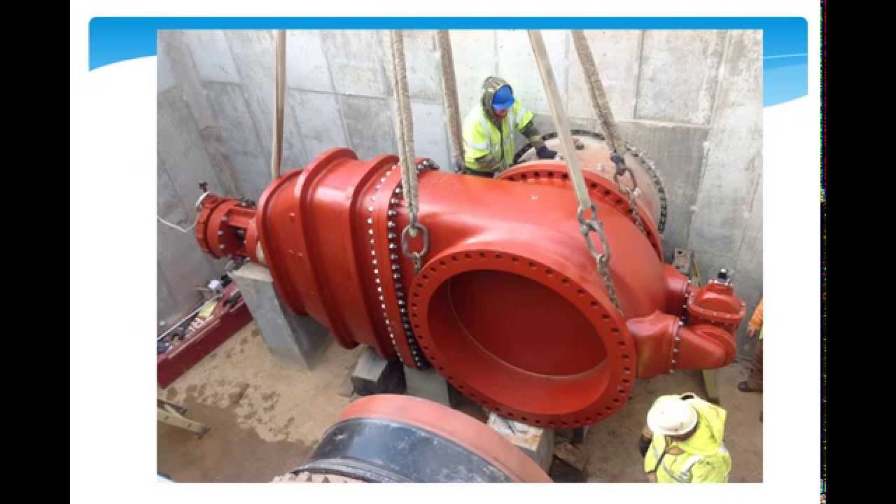 How-To: Installing a 54 Inch Kennedy Water Transmission Valve - YouTube